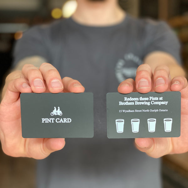 Pint Card Gift Card (4 Pints) | Brothers Brewing Company
