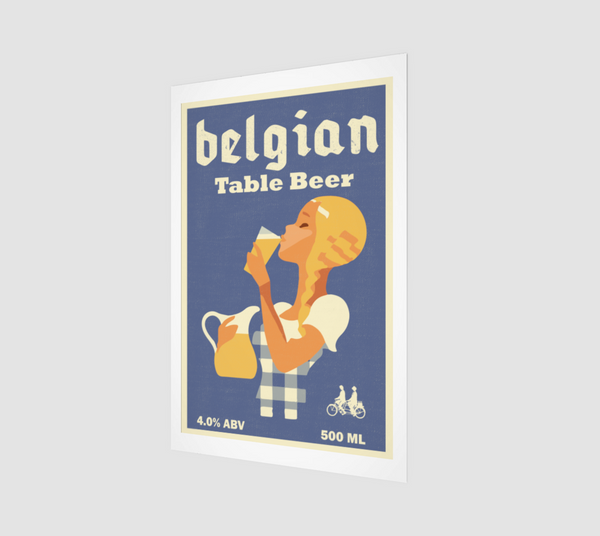 Belgian Table Beer Fine Art Print | Brothers Brewing Company