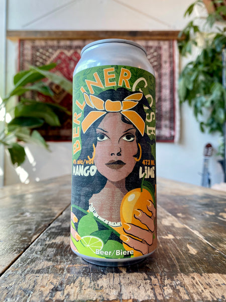 Mango Lime Berliner Gose 473 ML Can | Brothers Brewing Company